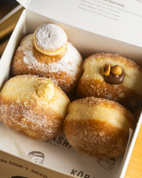 BOX OF 4 CLASSIC FAVOURITE ASSORTED SOURDO’NUTS – Kobashi Bakery